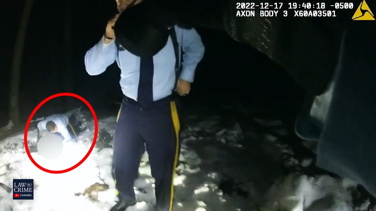 NJ Cops Save Man Lost in the Woods from Freezing to Death - YouTube