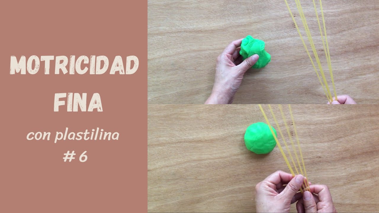 Desarrollo de motricidad fina con plastilina # 6. Plastilina, pasta de ...