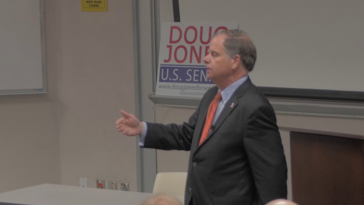 Doug Jones Speech At Auburn University - 10/25/2017 - YouTube