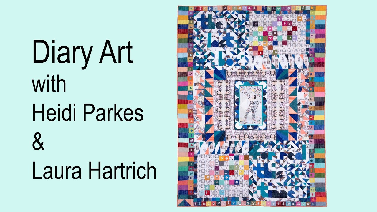 Diary Art with Laura Hartrich and Heidi Parkes - YouTube