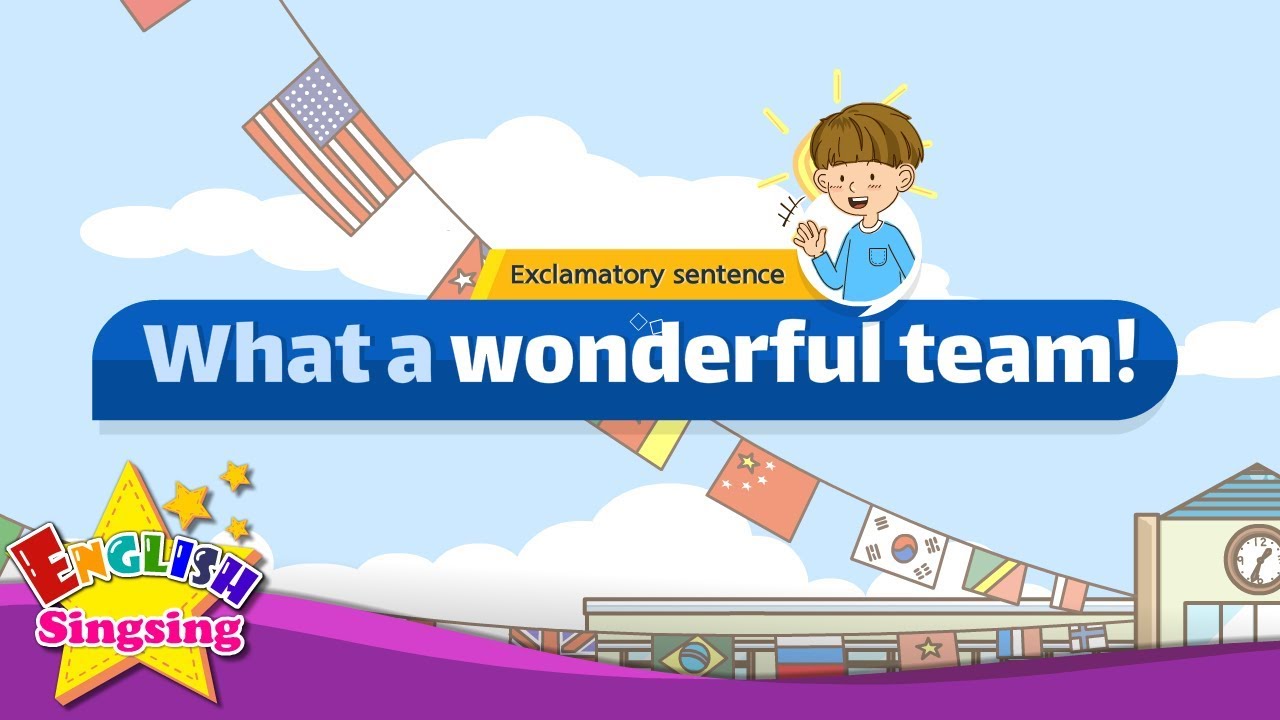 [Exclamatory sentence] What a wonderful team! - Easy Dialogue - Role ...