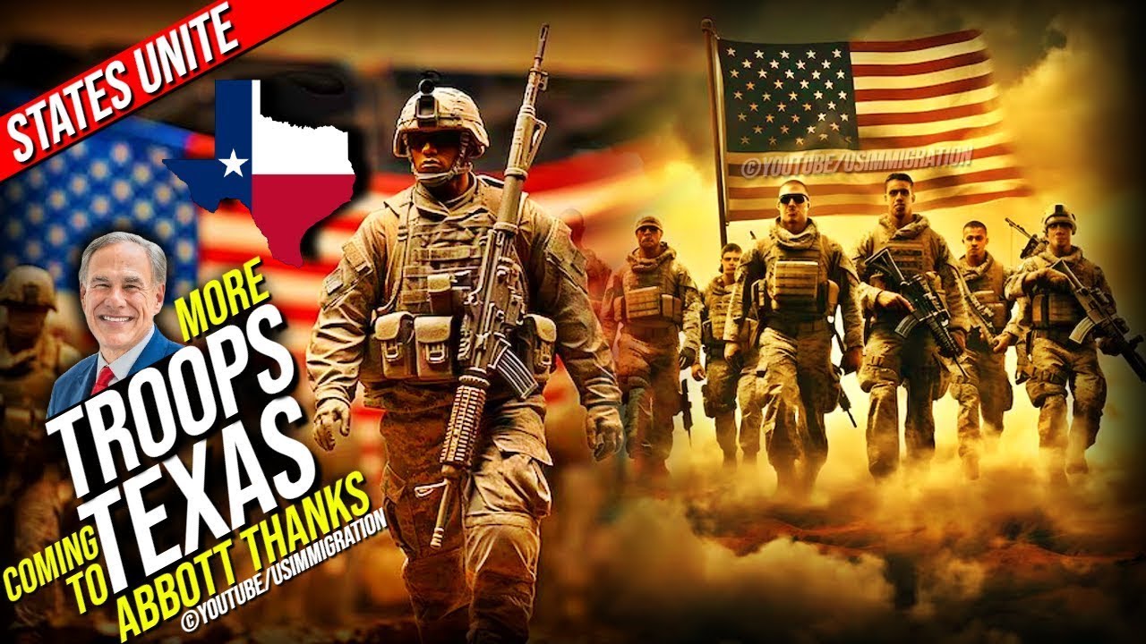 It Begins… States Unite🔥More Troops to Texas, Abbott Thanks governors ...
