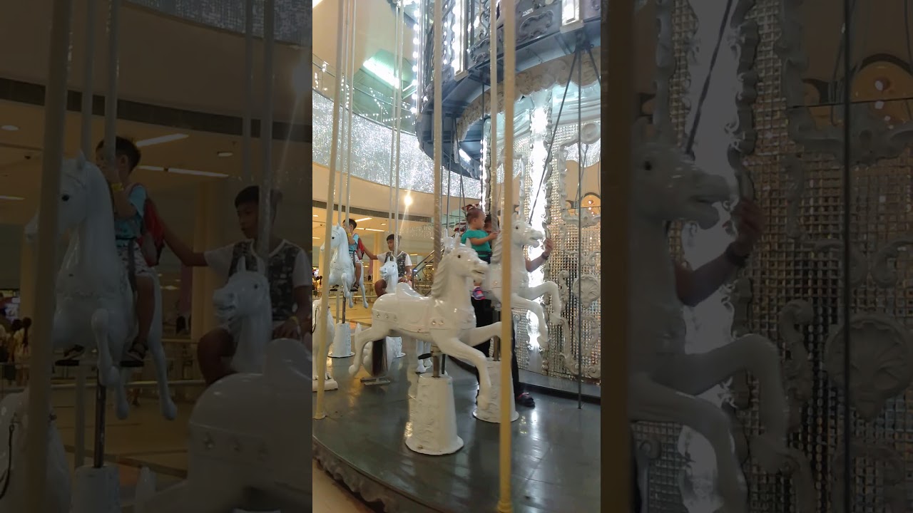 Carousel Ride @ Festival Mall Alabang - YouTube