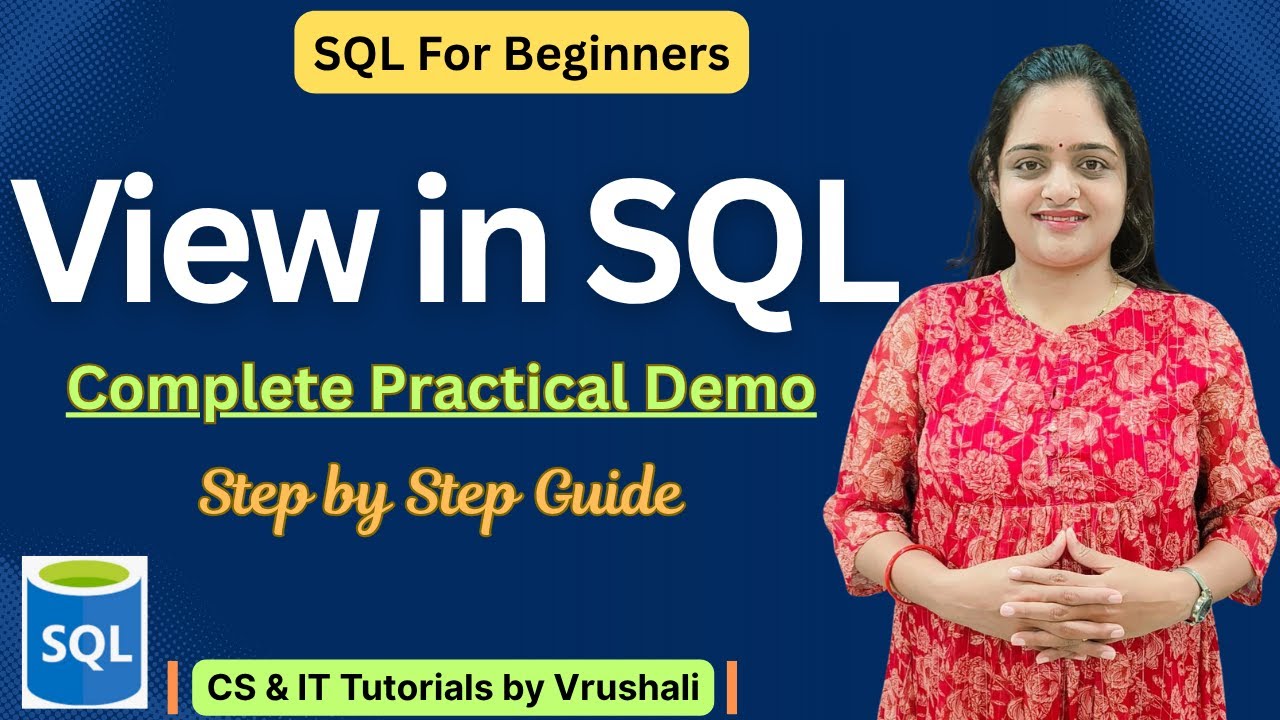 SQL Practical on Views in Database | #sqlforbeginners #databasemanagementsystem - YouTube
