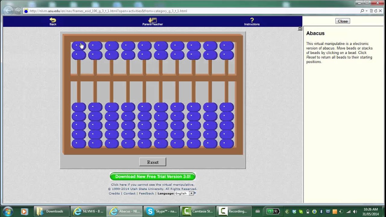 Understanding Integers using an Abacus - YouTube