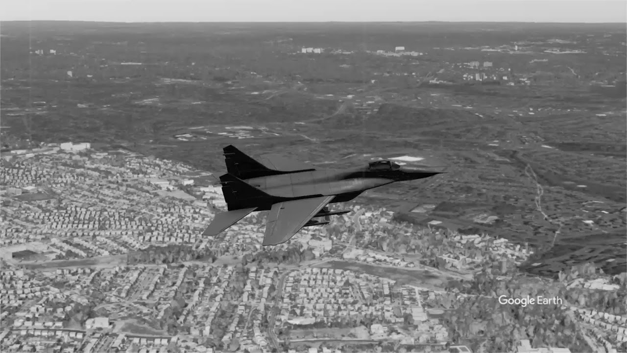 After Effects Tutorial : How to Fake Jet Fighter scene using Google ...