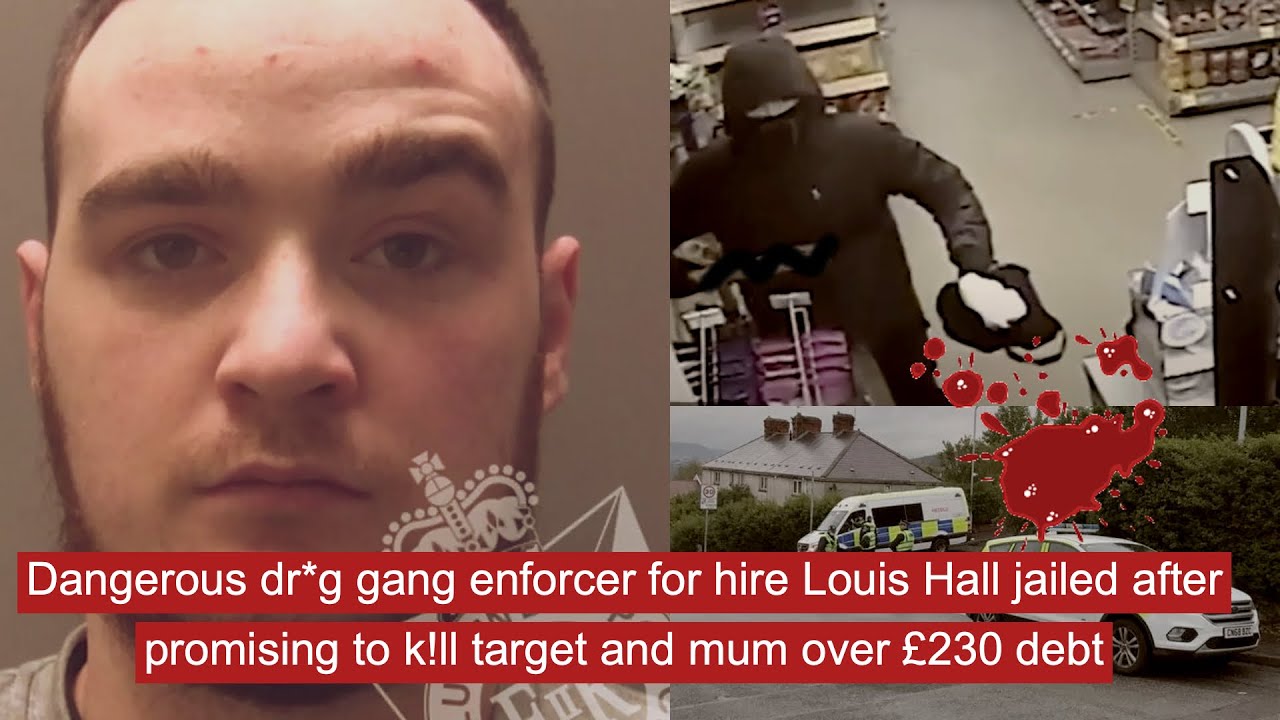 Dangerous gang enforcer for hire Louis Hall jailed after promising to k ...