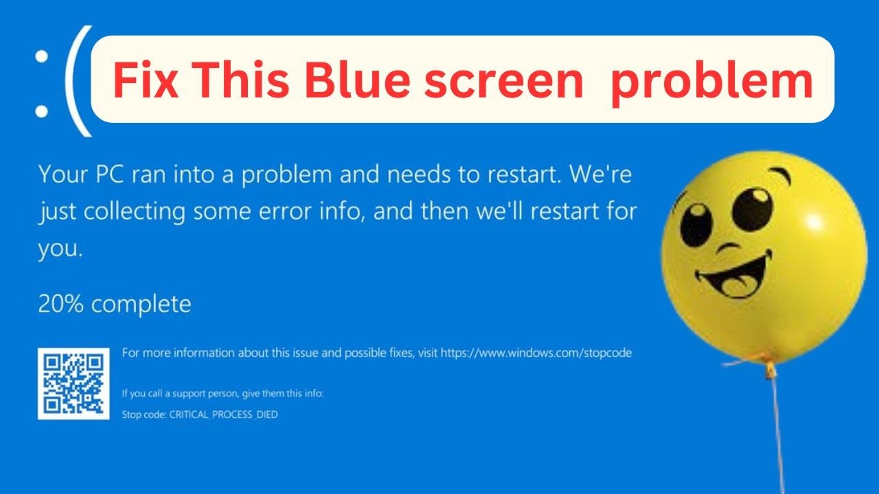 Fix blue screen problem for windows 10 &11||2024||PC||windows - YouTube