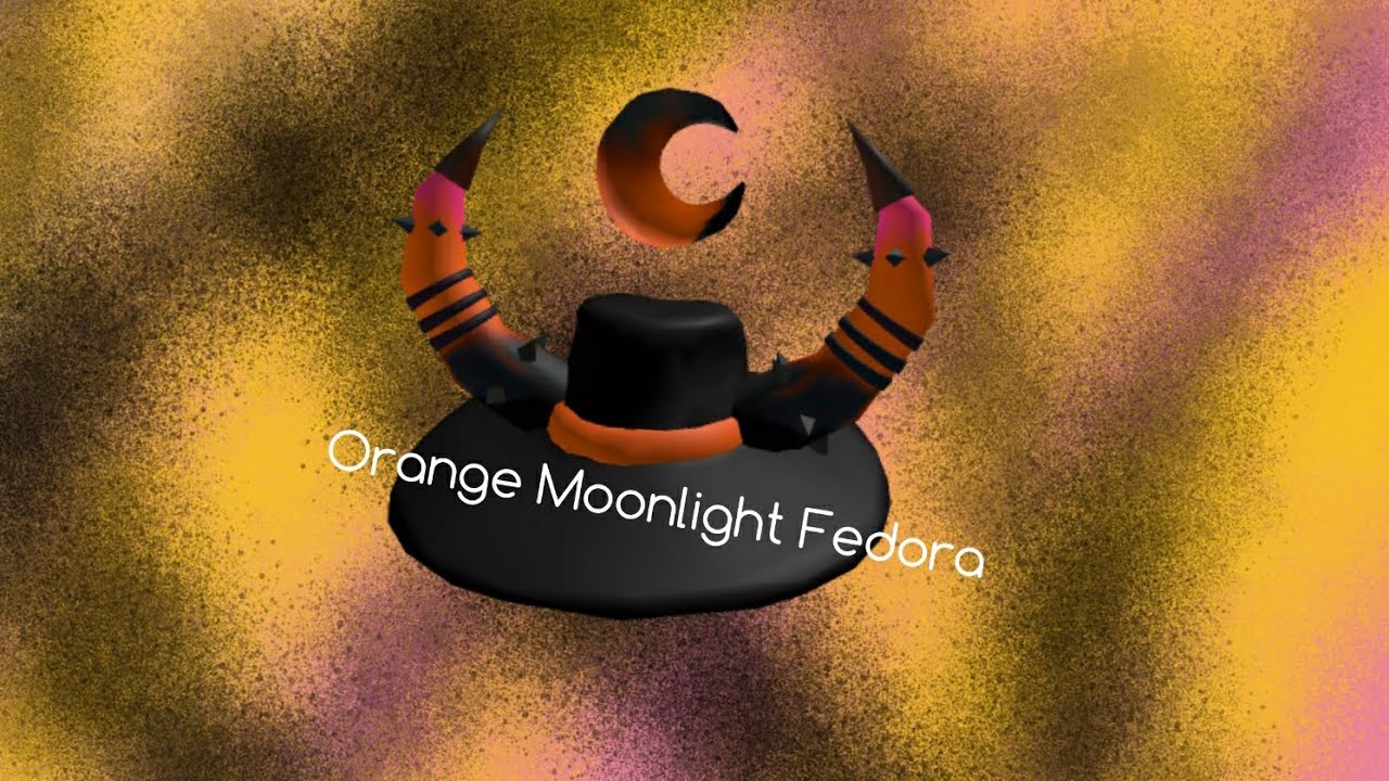 Buying Orange Moonlight Fedora!!!!!! In game free ugc - YouTube