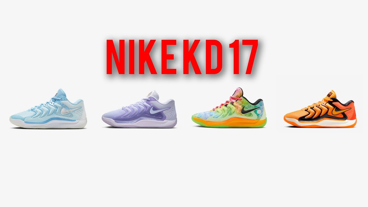 NIKE KD 17 COLORWAYS - YouTube