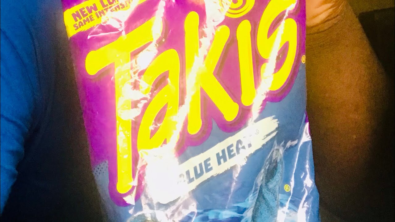 Blue Takis review with my kids. - YouTube