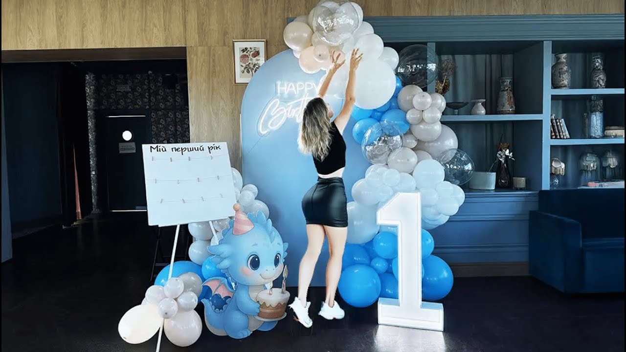 Balloon Magic: Watch a Stunning Birthday Setup Come to Life 😏 - YouTube