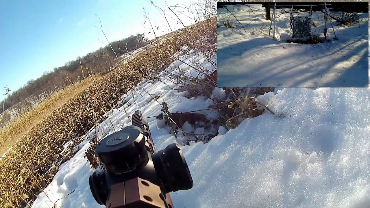 350 yard steel with AR-15 - YouTube