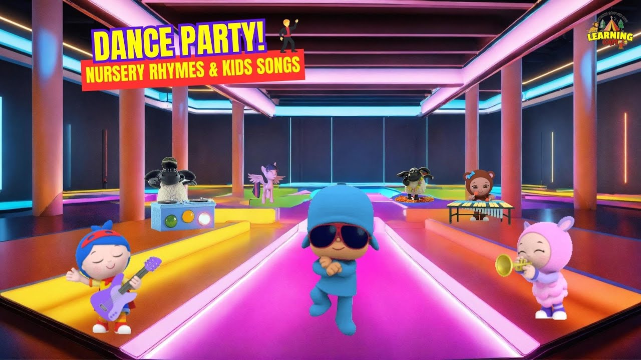 Dance Party! 🕺 Dance Music for Kids | Nursery Rhymes & Kids Songs - YouTube