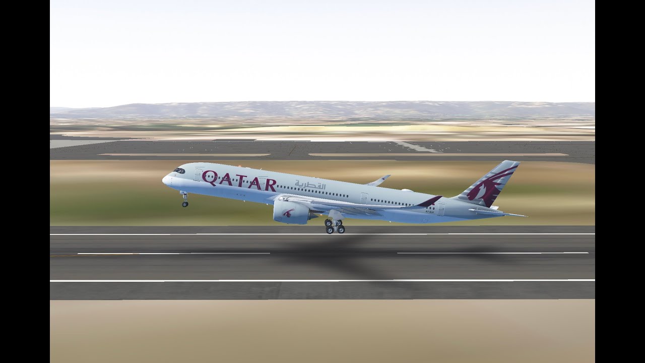 Perth airport to Doha Qatar airport airbus A350-900 Qatar airways ...
