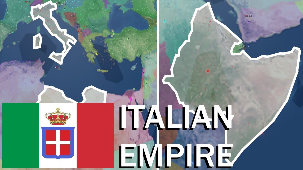 Italian Empire Map