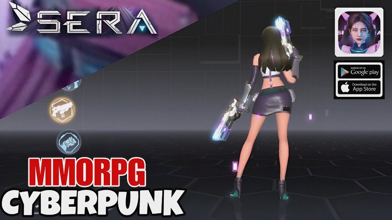 SERA ETERNALS GAMEPLAY & DOWNLOAD LINK NEW CYBERPUNK MMORPG FOR ANDROID ...
