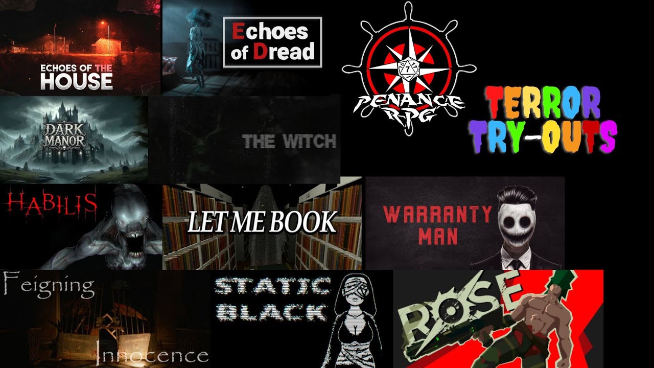 Terror Try Outs - Let Me Book, Echoes of the House, Echoes of Dread ...