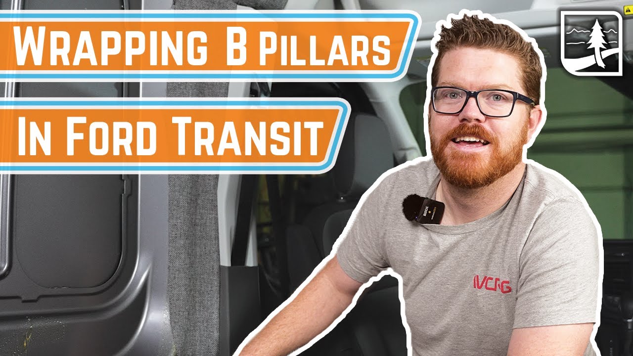 How to WRAP B Pillars in FORD TRANSIT | EASY Wrapping Steps - YouTube