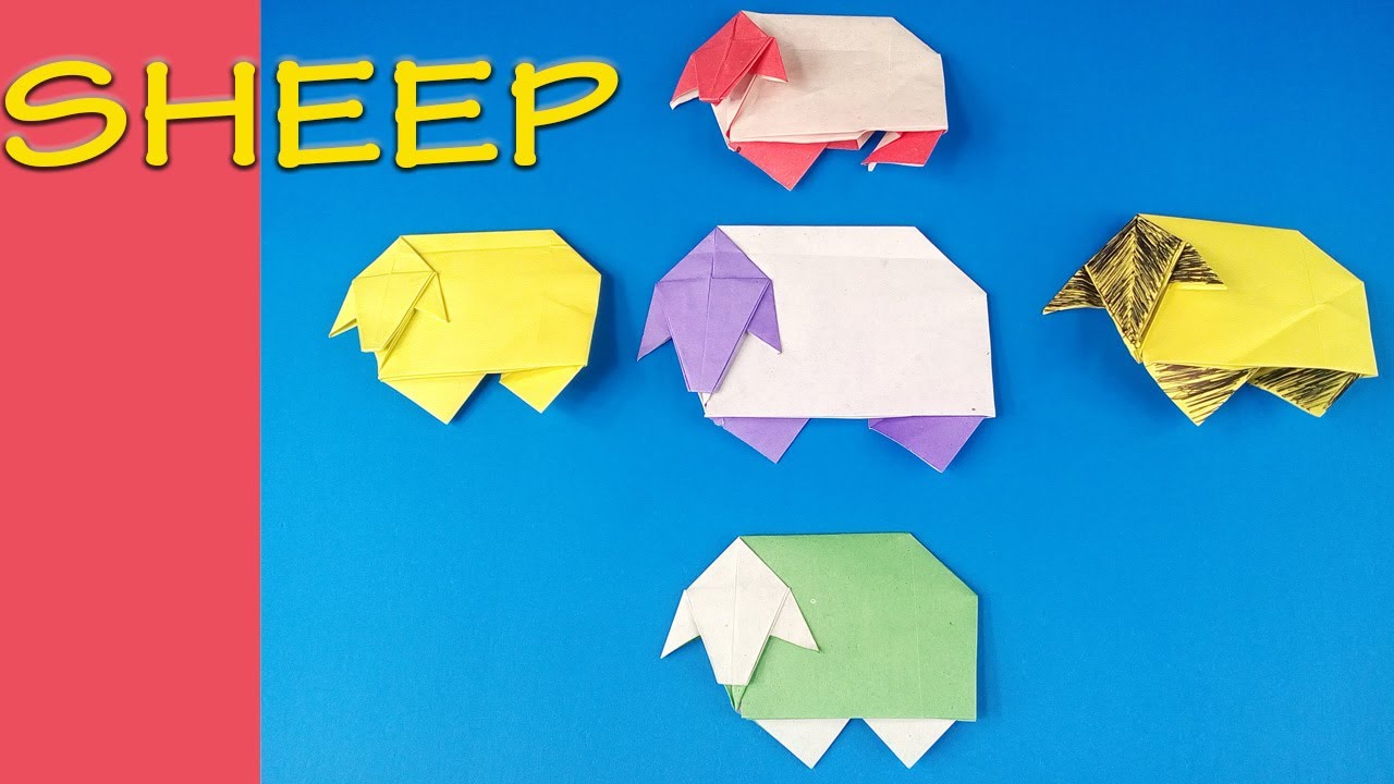 DIY - Make Easy Paper Origami Sheep - Paper Crafts - Makeators #37 ...