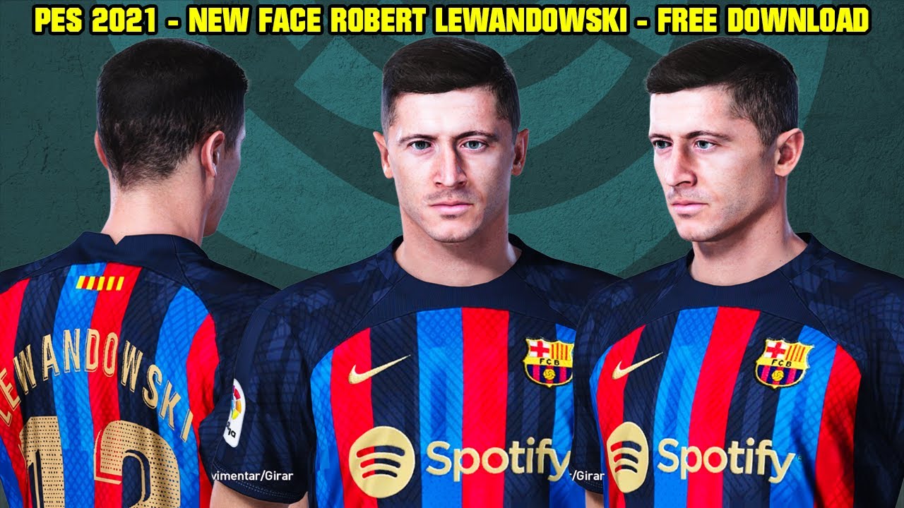 PES 2021 - NEW PERFECT FACE ROBERT LEWANDOWSKI - 4K - YouTube