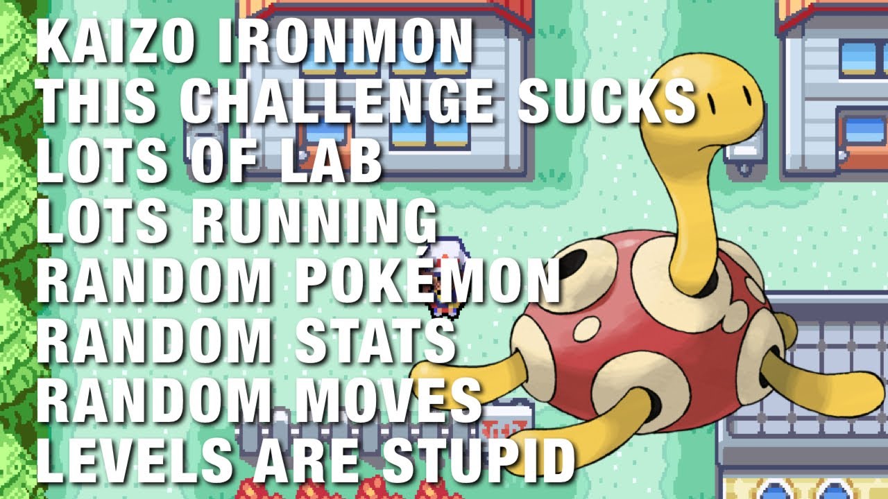 Pokemon Fire Red Kaizo Ironmon Challenge - Ultra Quick Stream - YouTube