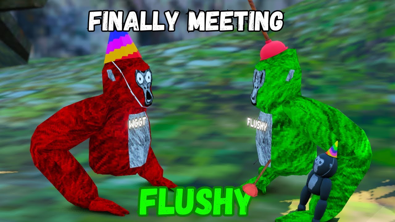 I FINALLY Met @OfficialFlushy In GORILLA TAG! - YouTube