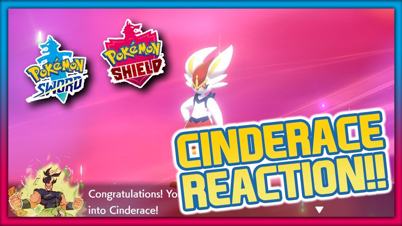 SCORBUNNY STAGE 2 EVOLUTION REACTION!! CINDERACE!!【Pokemon Sword】 - YouTube