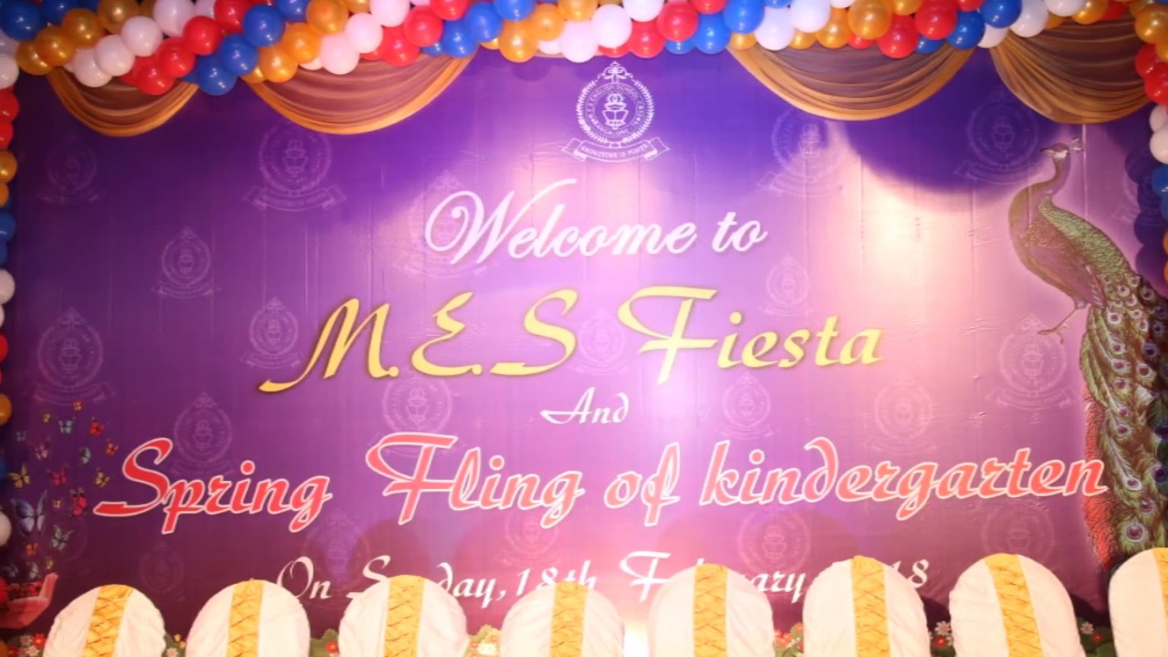 MES ENGLISH SCHOOL-CBSE BANGALORE || MES FIESTA 2017-18 - YouTube