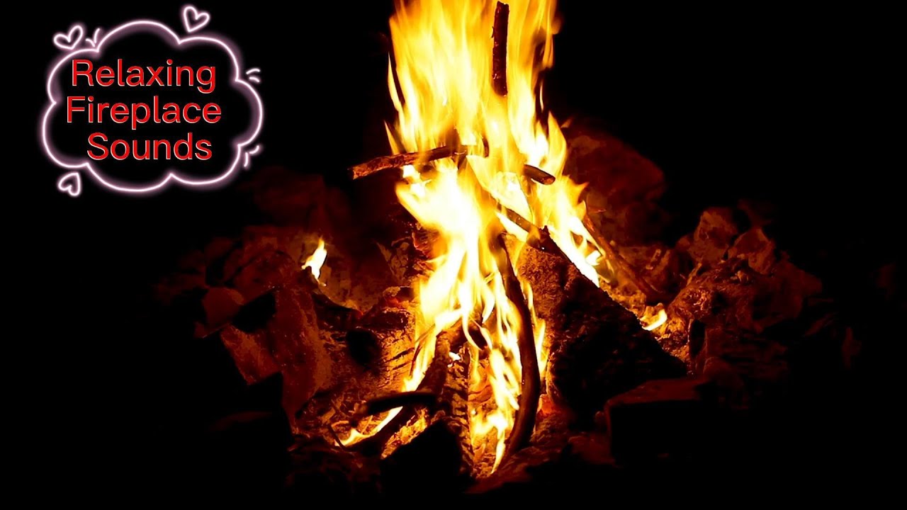 1 Hour Relaxing Fire Burning Crackling sounds 1시간 편안한 불타오르는 딱딱거리는 소리 ...