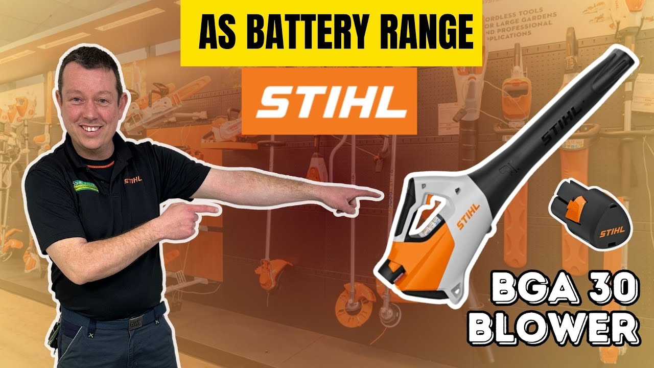 NEW FOR 2025 - The BGA 30 Blower from Stihl in the AS battery range - a ...