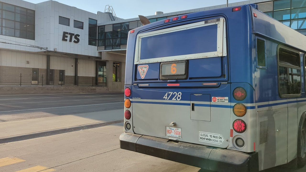 ETS Bus 2007 New Flyer D40LFR #4728 On 6 Southgate - YouTube