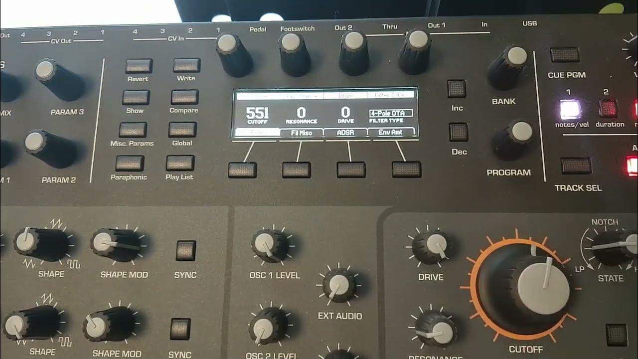 How to load the Basic Program on Sequential PRO 3 synthesizer - YouTube