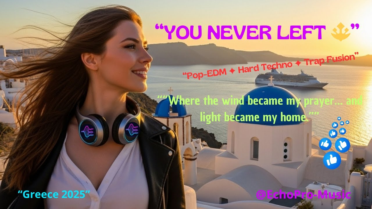 YOU NEVER LEFT 🔱 — Greece 2025 Cinematic Pop EDM Deep Techno Spiritual ...
