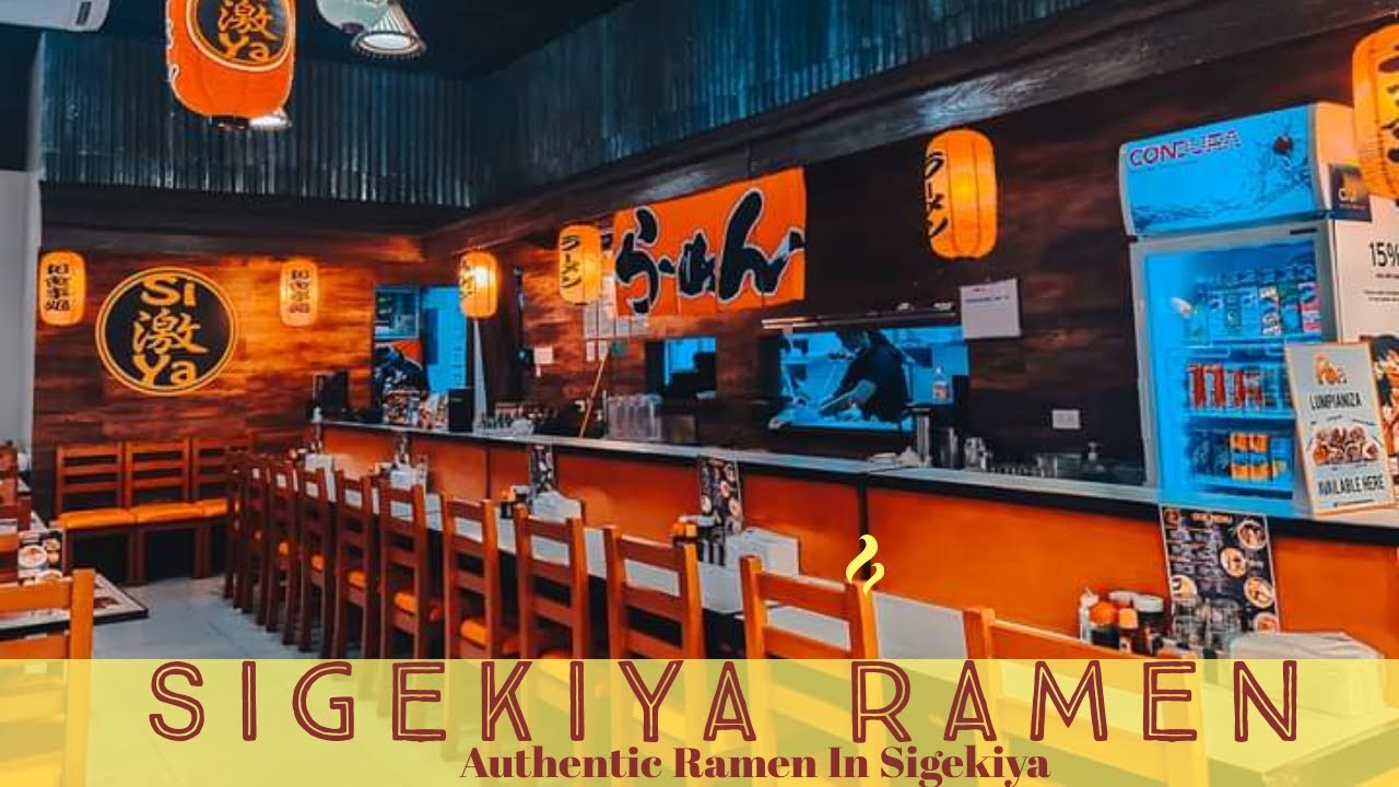 Sigekiya Ramen Authentic Japanese Ramen In Manila! - YouTube