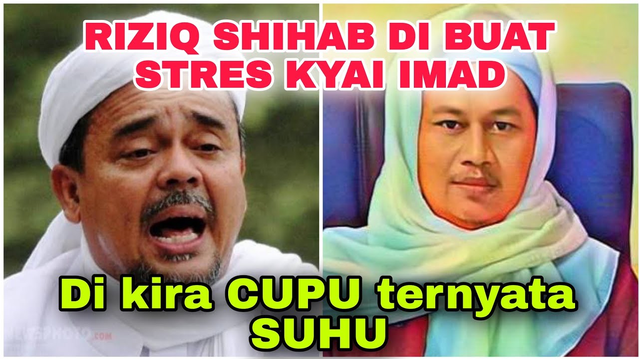 🔴 RIZIQ SHIHAB DI BUAT STRES KYAI IMAD 😀 - YouTube