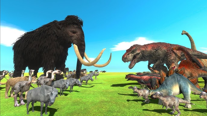 Songhua River Mammoth Vs Tyrannosaurus Rex Songhua River Mammoth Vs Tyrannosaurus Rex