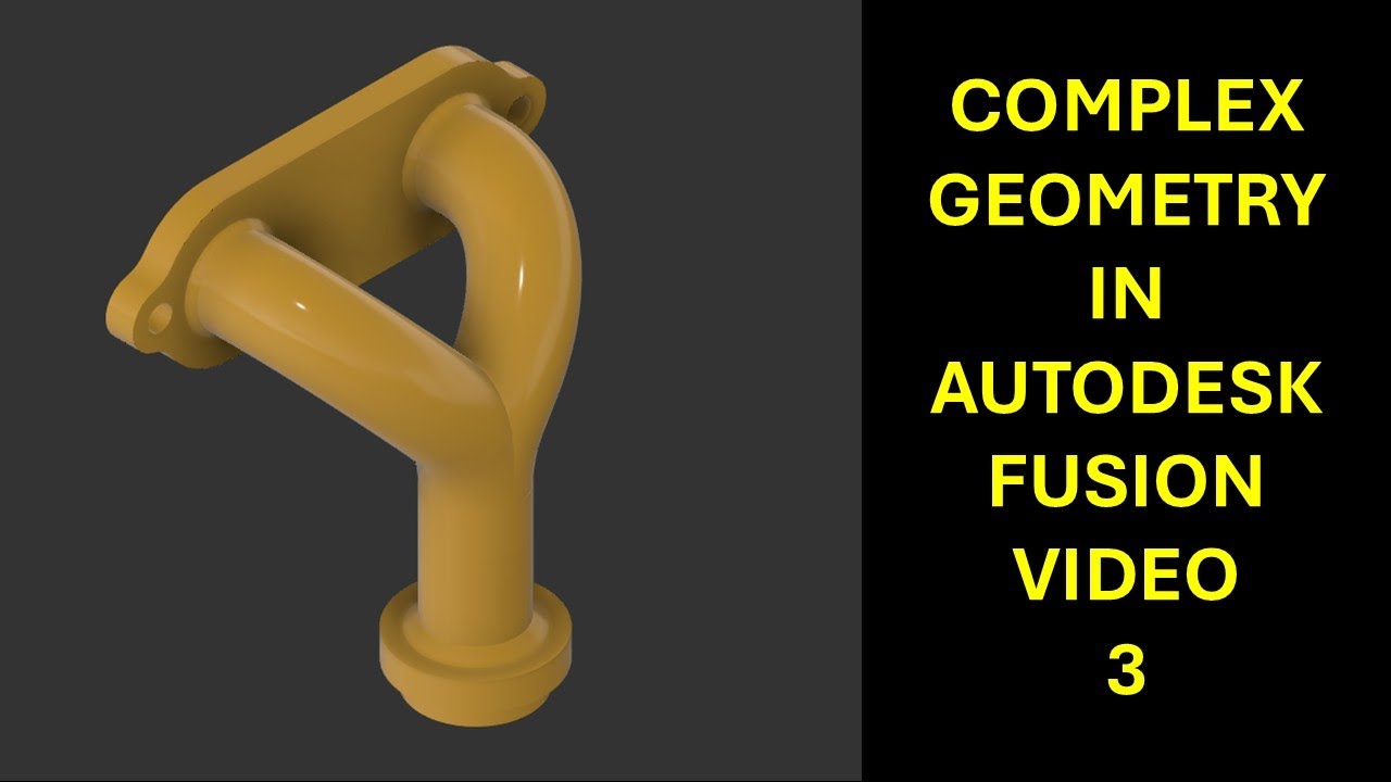 Autodesk Fusion Tutorial - Complex Geometry - Video 3 - YouTube