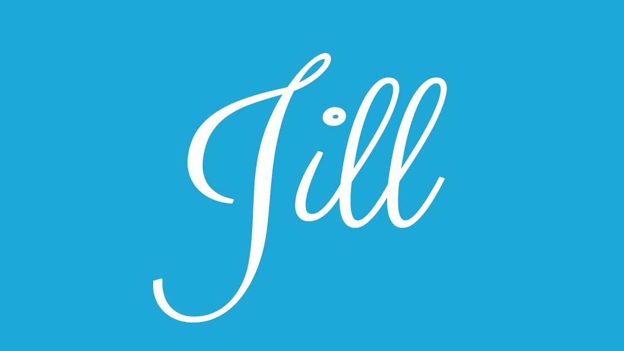 Learn How To Sign The Name Jill Stylishly In Cursive Writing YouTube learn-how-to-sign-the-name-jill-stylishly-in-cursive-writing-youtube