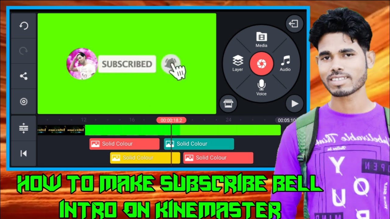 How to make subscribe Bell intro on android phone - YouTube