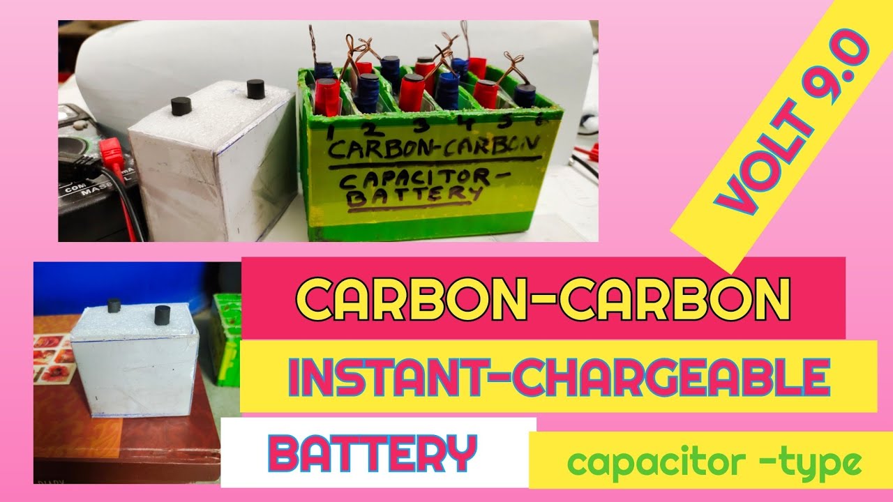 CARBON -CARBON INSTANT CHARGEABLE BATTERIES, 6-CELL IN SERIES ...