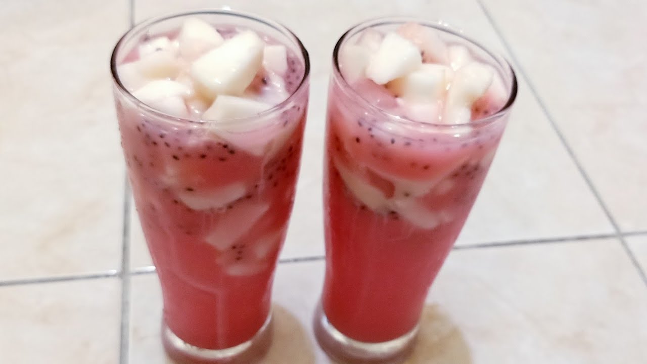 Cara membuat es timun suri biji selasih - YouTube