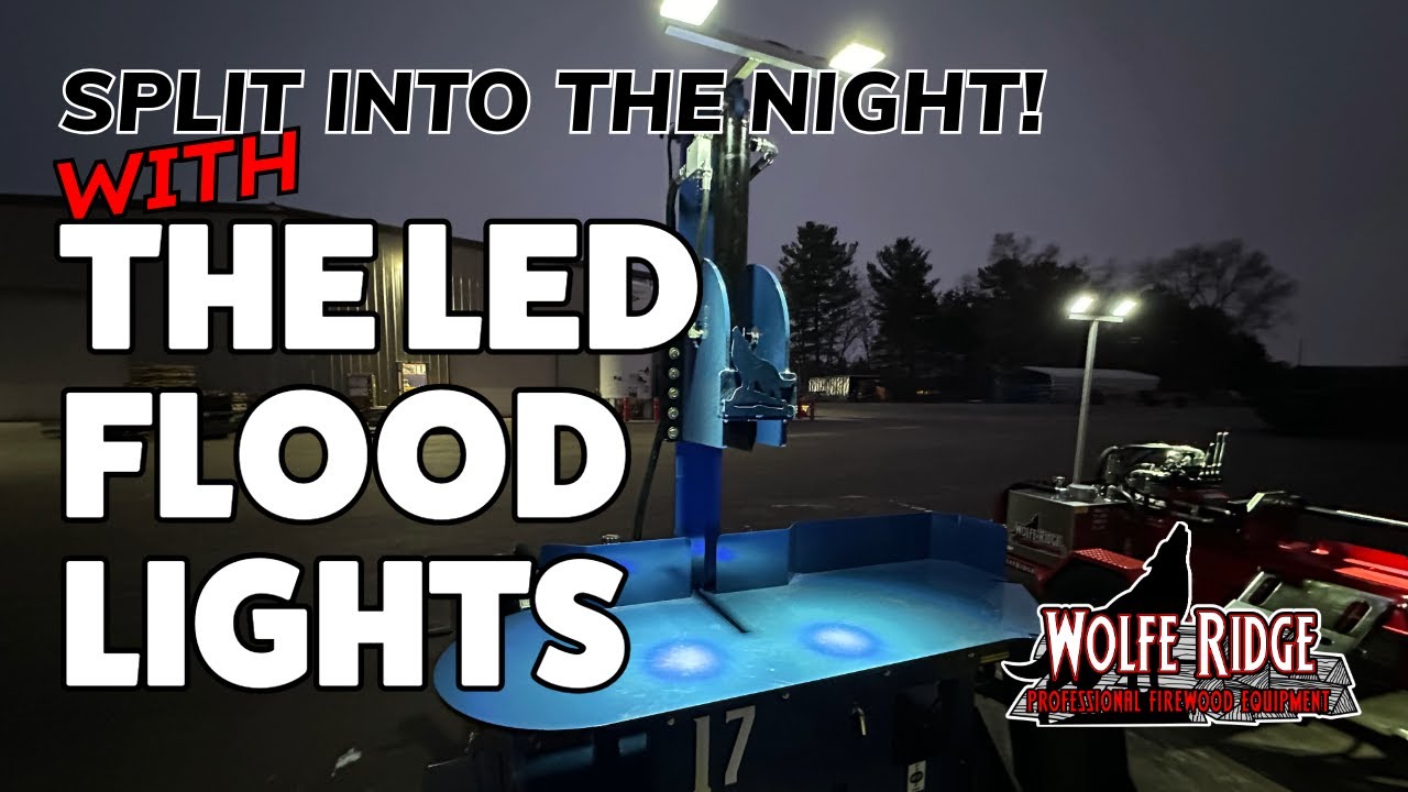 The Optional LED Flood Light Kits for Wolfe Ridge Splitters - YouTube