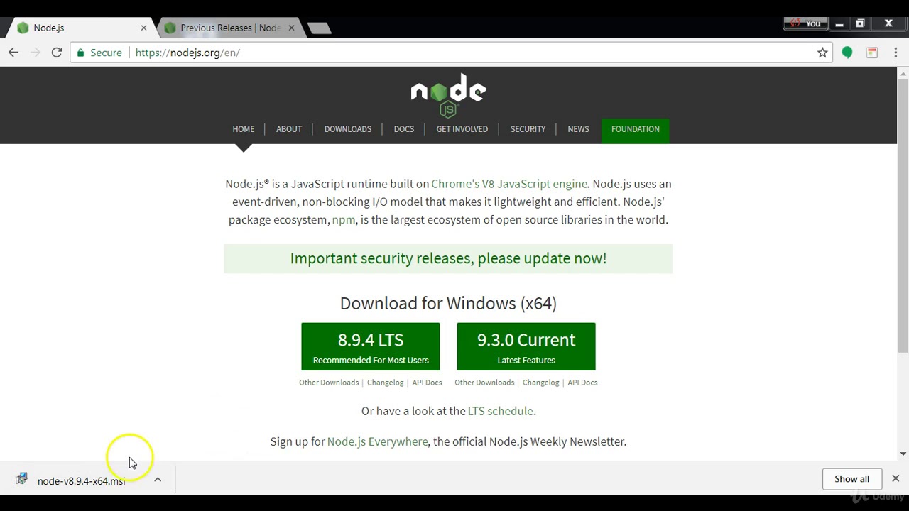 2.install node - YouTube