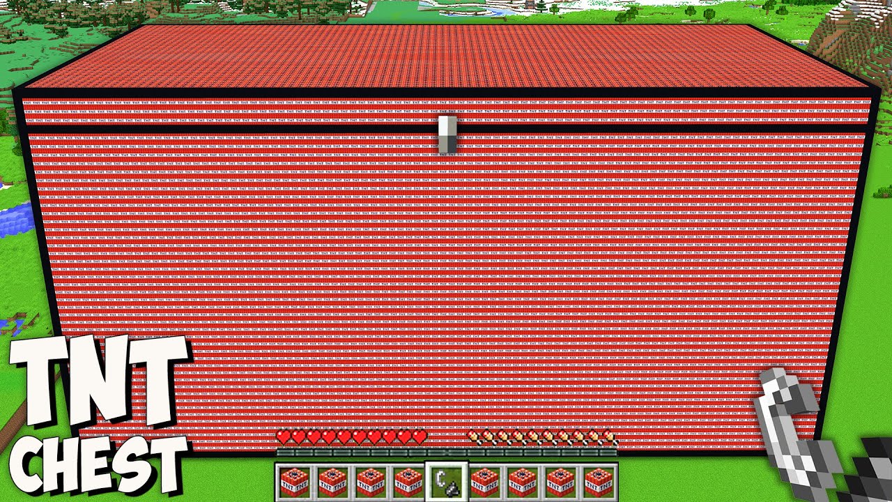 I found THE BIGGEST TNT CHEST in Minecraft! This is THE WIDEST RARE TNT CHEST! - YouTube