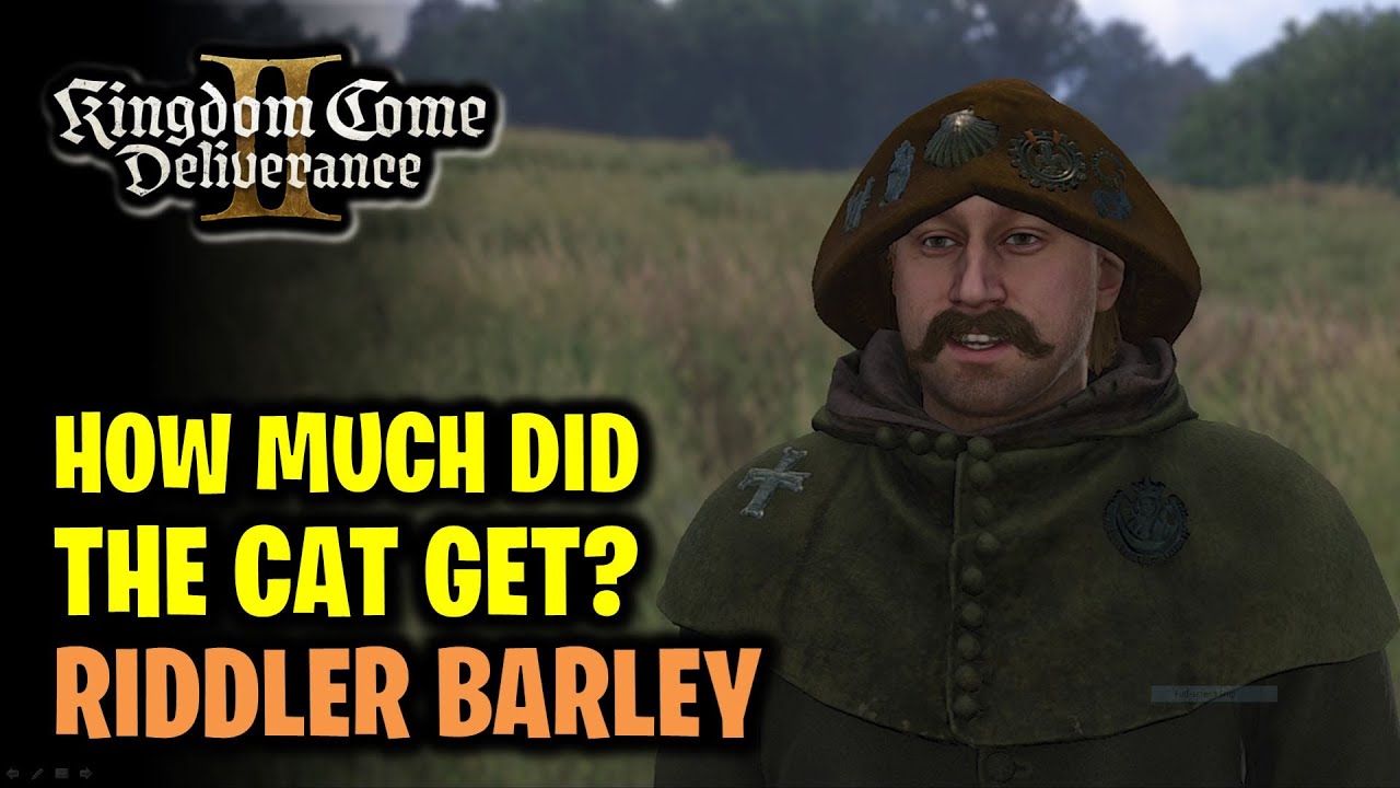 Riddler Barley Puzzle - How much did the CAT get | Kingdom Come ...