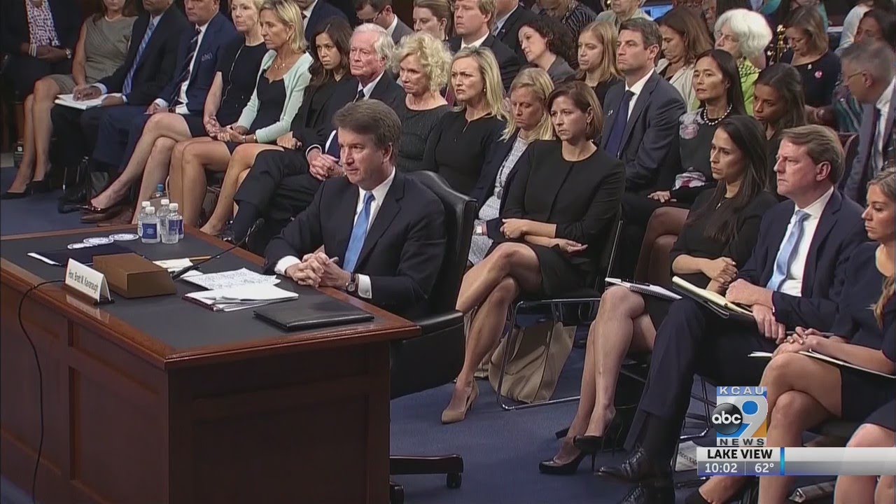 Confirmation hearings for Kavanaugh enter second day - YouTube