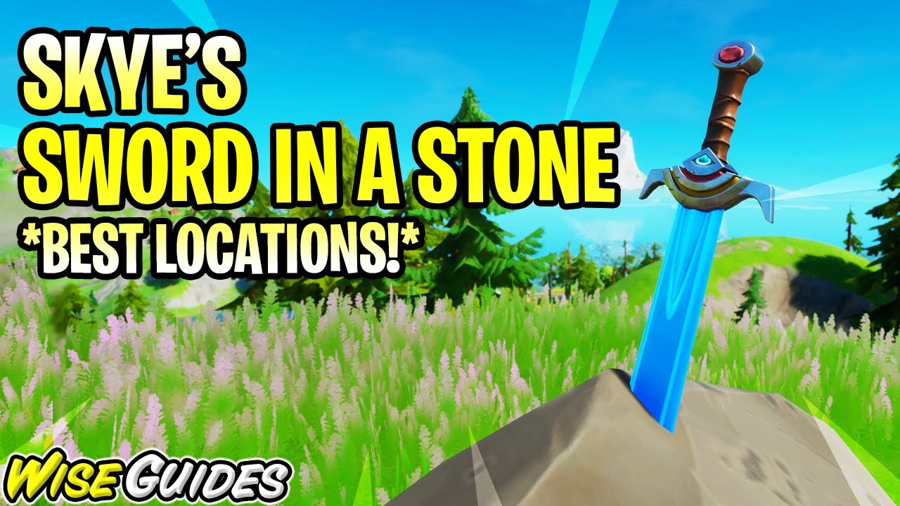 Search Skye's SWORD IN A STONE found in high places BEST LOCATIONS ...