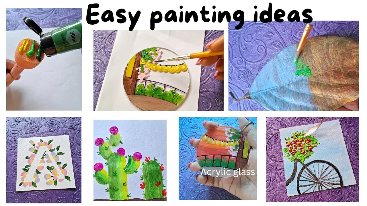 Easy Painting and Drawing for Beginners | Painting Tips and Tricks |Art ...
