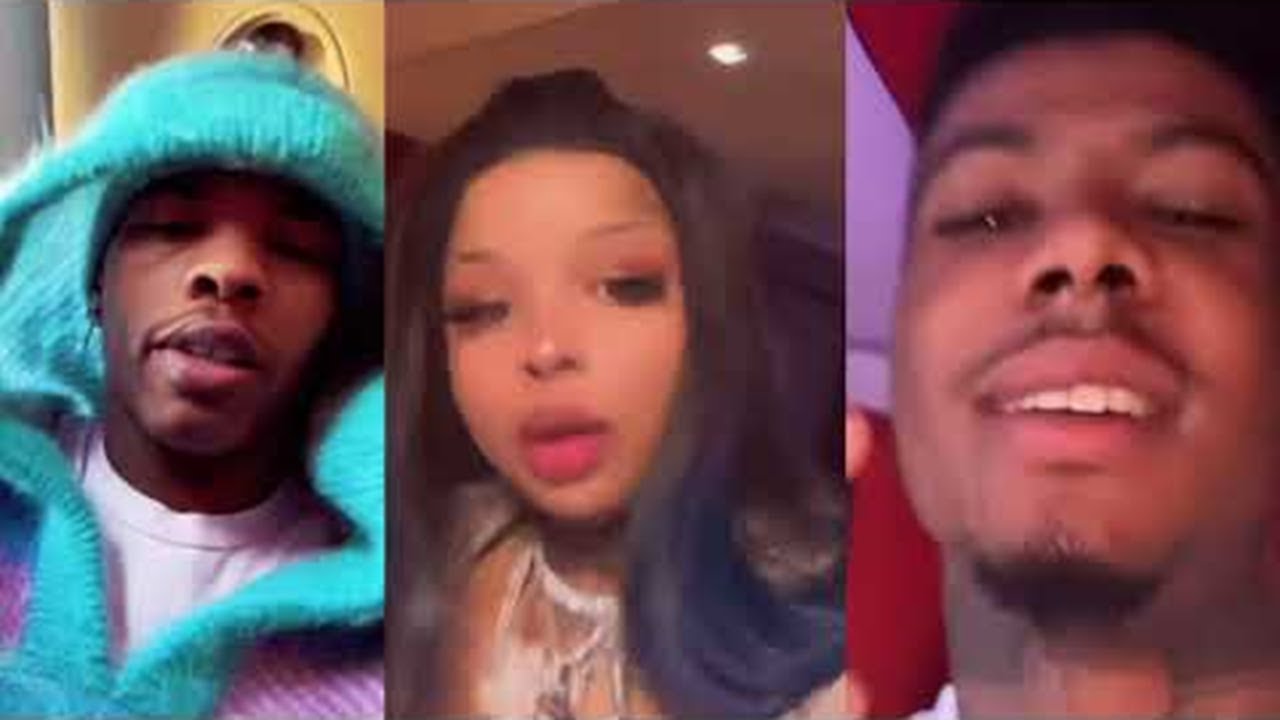 Blueface LEAKES Messages Of Lil Baby Texting Chriseanrock - YouTube
